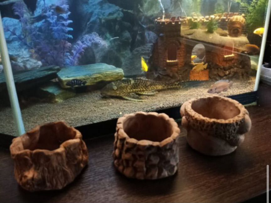 Грот в аквариум