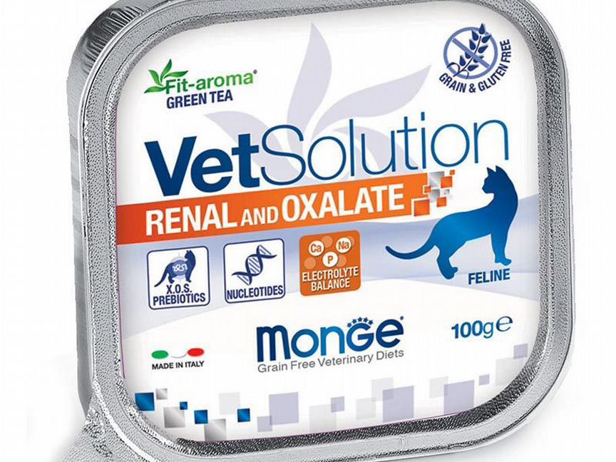 Корм для кошек Monge (монж) renal and oxalate