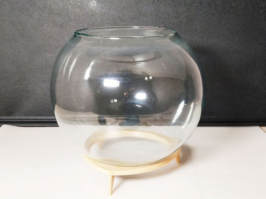 Аквариум шар на подставке СССР