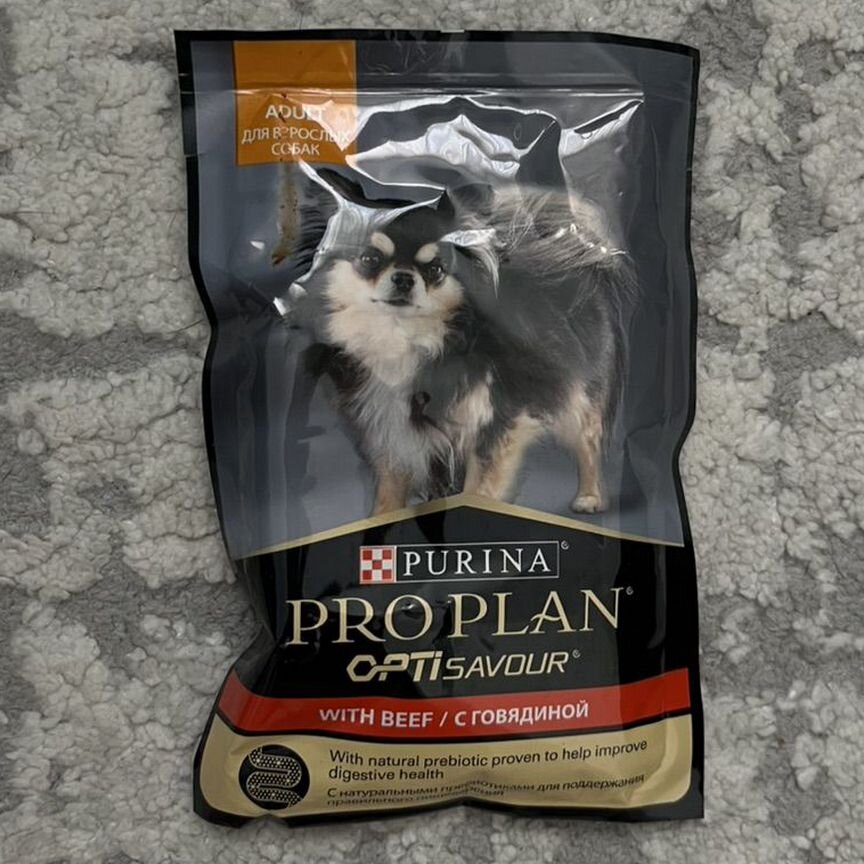 Корм жидкий Purina ProPlan, с говядиной