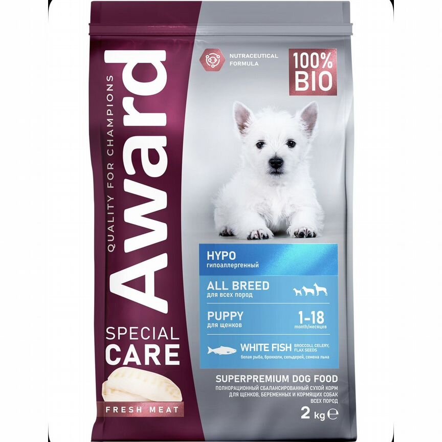 Корм для щенков