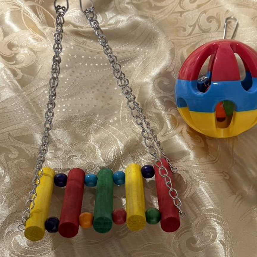 Игрушки для попугая и птиц