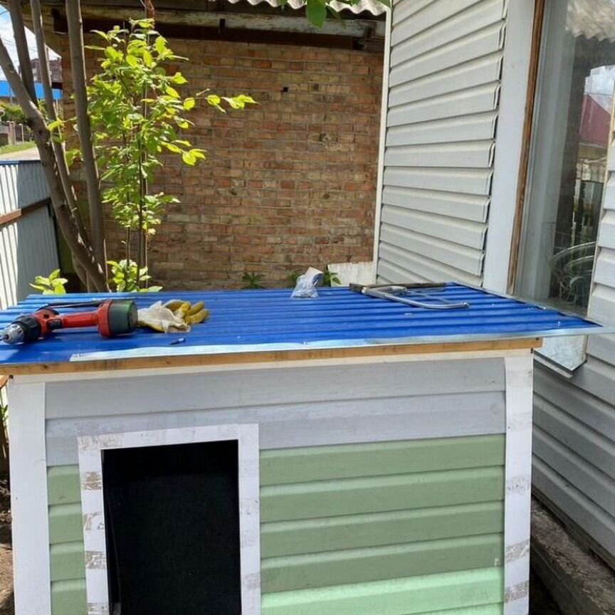 Будка для собаки утепленная