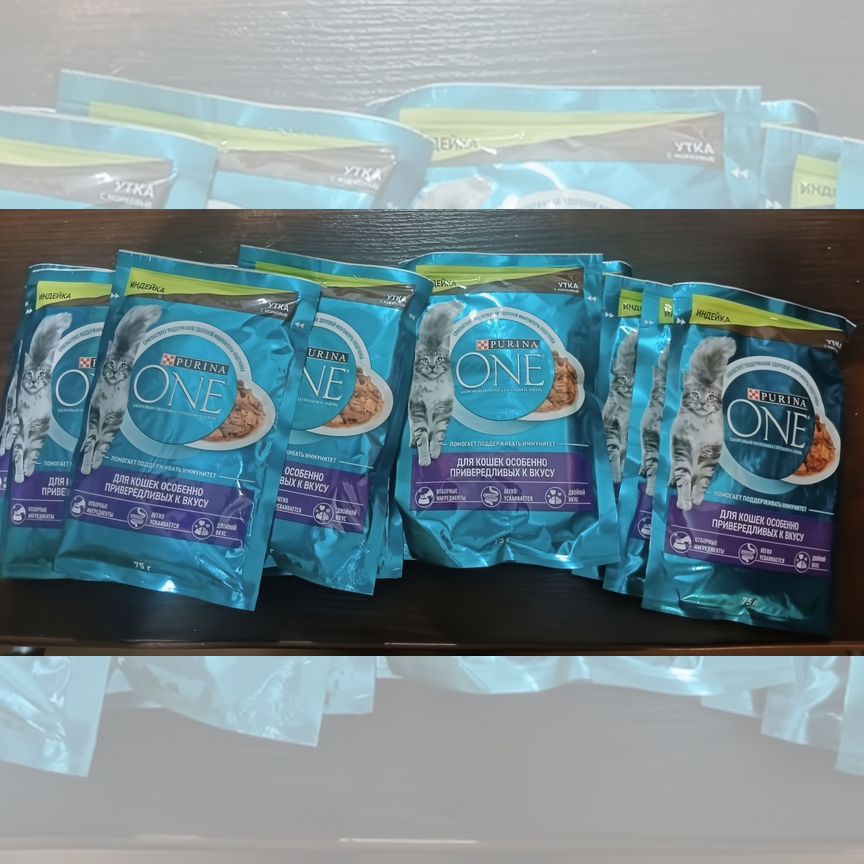 14шт выгода- Влажный корм кошек Purina One