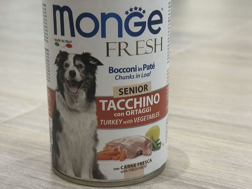 Monge fresh chunk консервированный корм