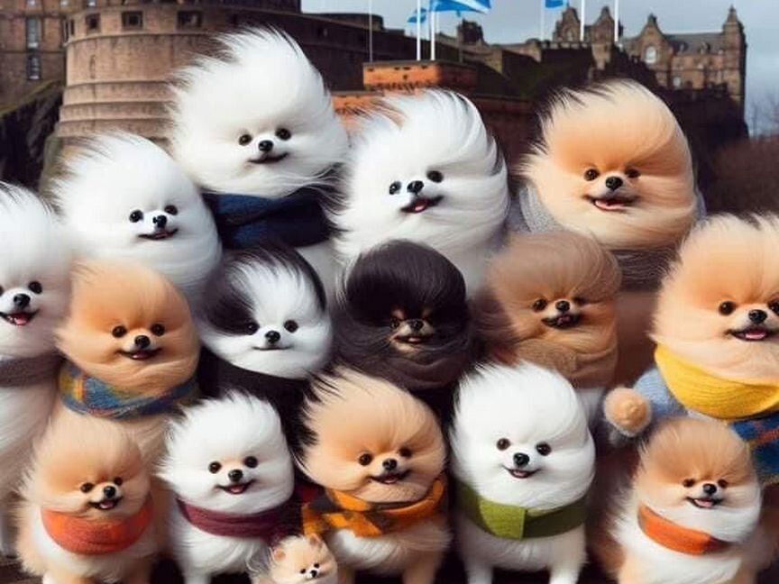 Померанский шпиц медвежьего типа