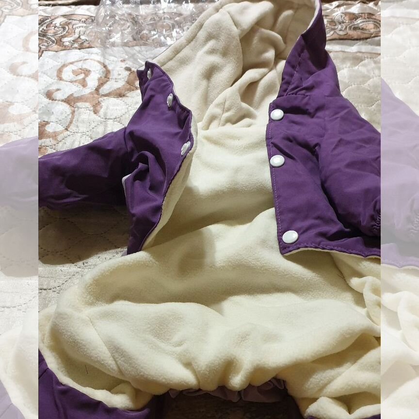 Комбинезон для собаки нам оказался большеват