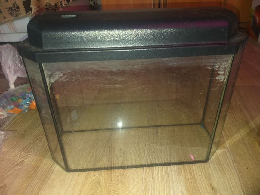 Аквариум,сачок,мостик