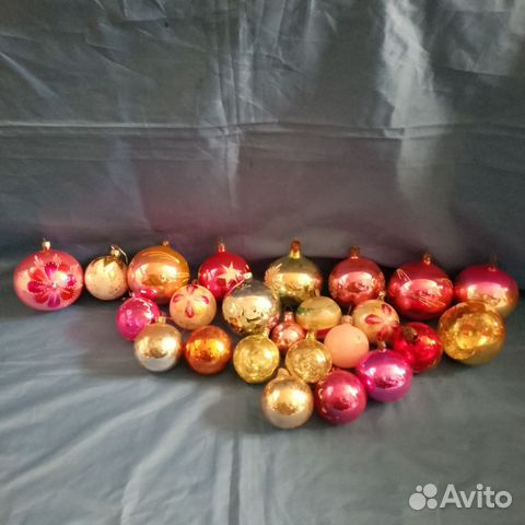 Елочные игрушки СССР шары купить в Ростове-на-Дону | Хобби и отдых | Авито