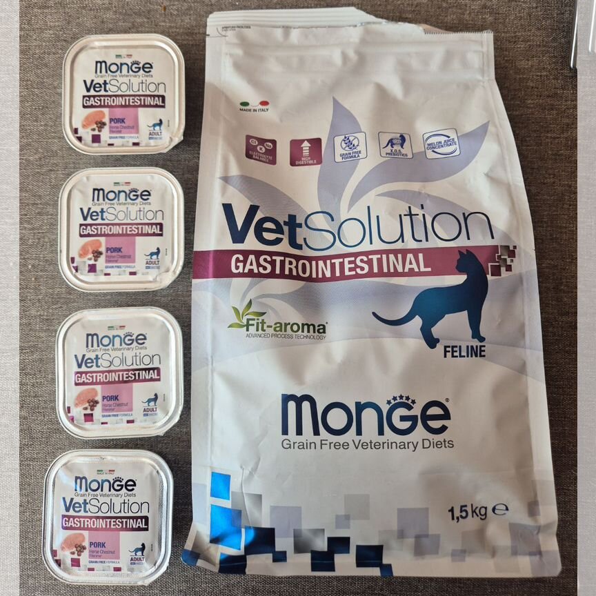 Monge gastrointestinal для кошек