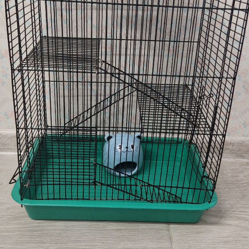 Клетка для хомяка 37x30 железная