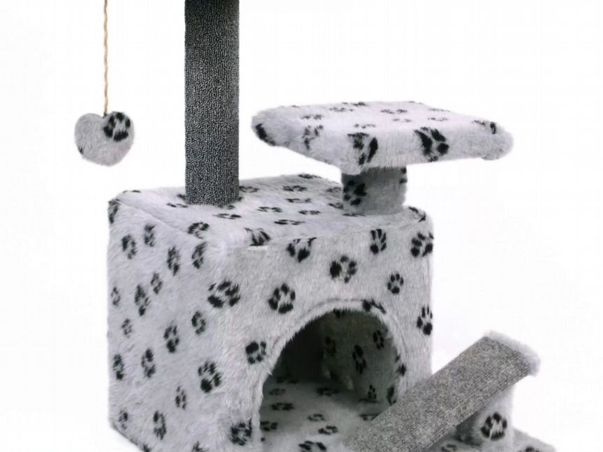 Домик для кошки с когтеточкой новый