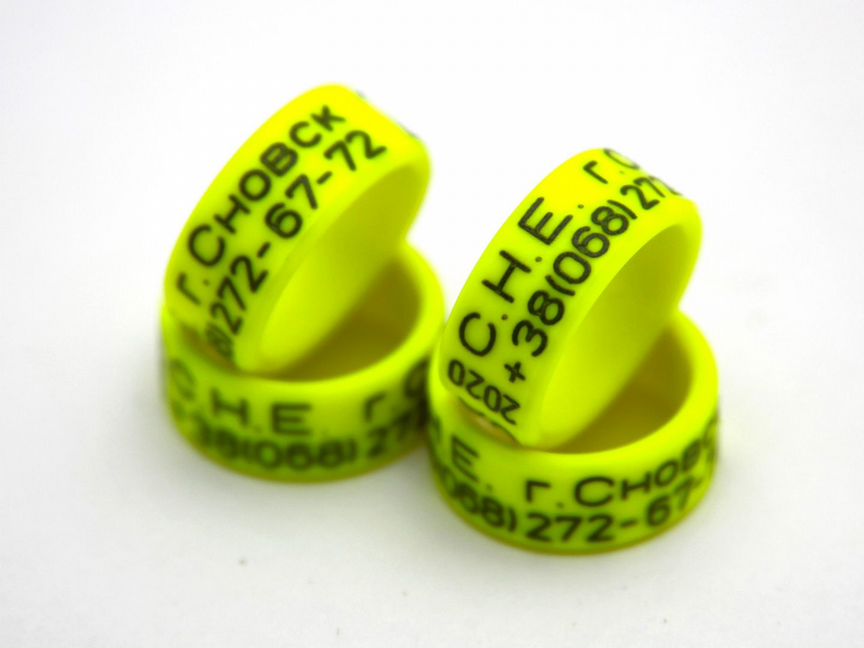 Кольца на бойцового петуха и кур