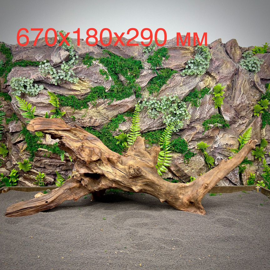 Коряга для аквариума Тиковое дерево (нкт282)