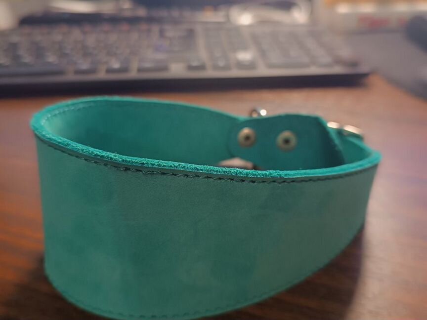 Ошейник для собак из нубука