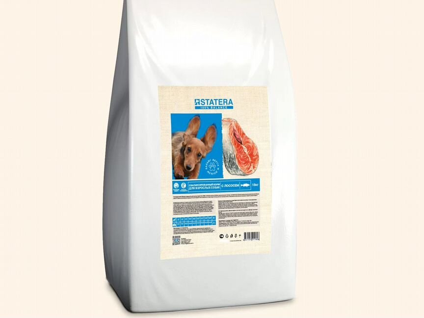 Корм Statera(Статера) для собак с лососем 18 кг