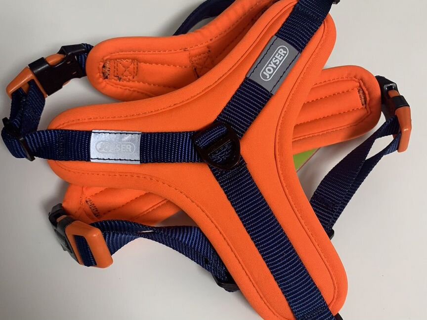 Шлейка мягкая joyser размер М (оранжевый)