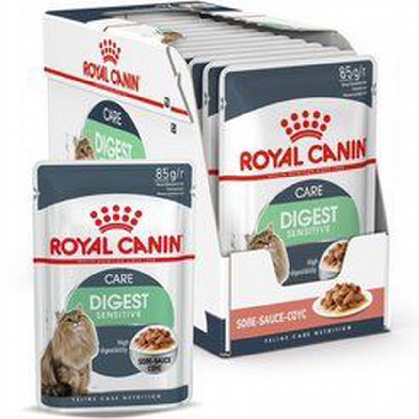 24 шт. Влажный корм для кошек Royal Canin Digest S