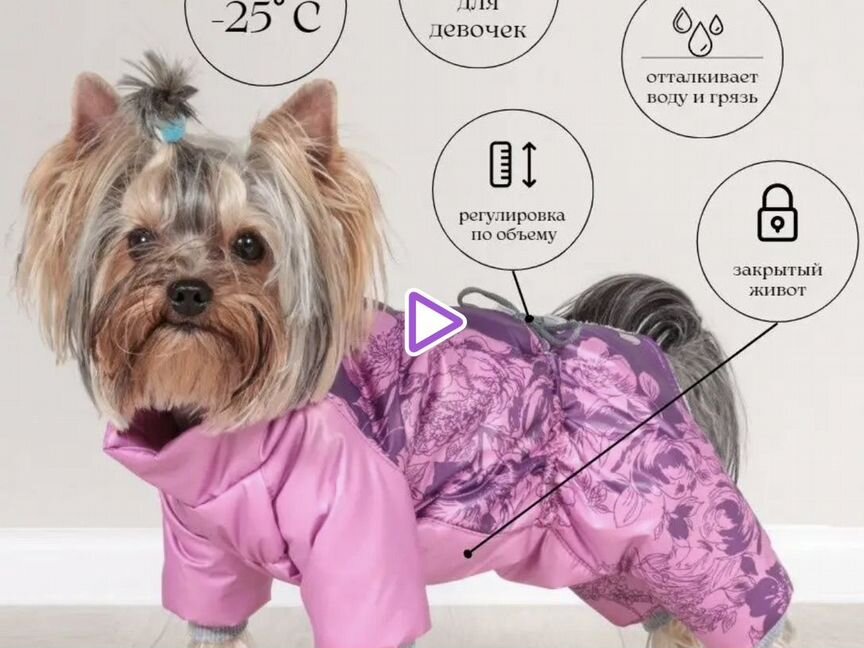 Куртка комбинезон для собаки