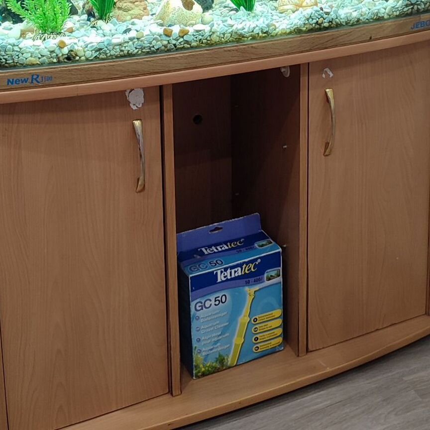 Аквариум с тумбой бу