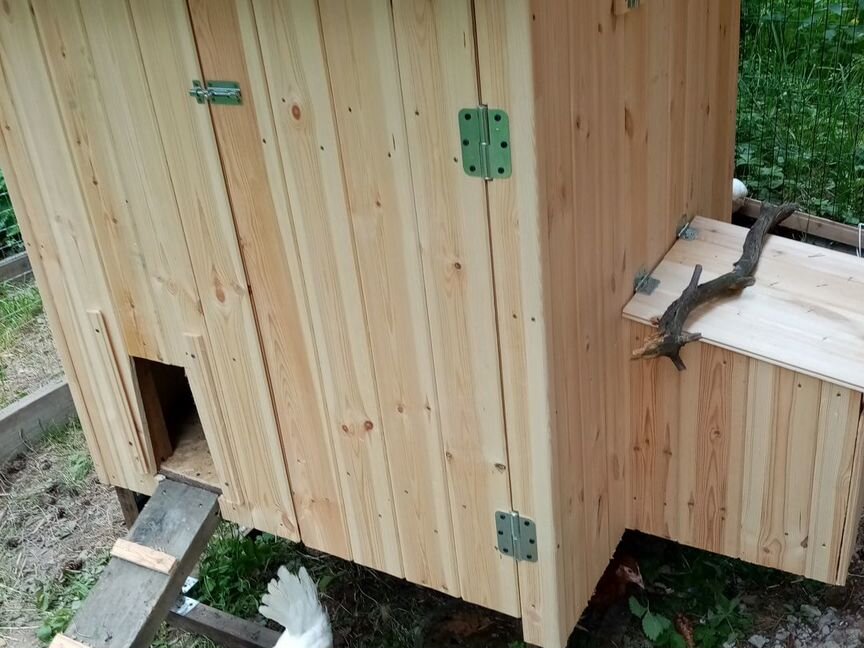 Курятник на 5 куриц, переносной размер 1*1м