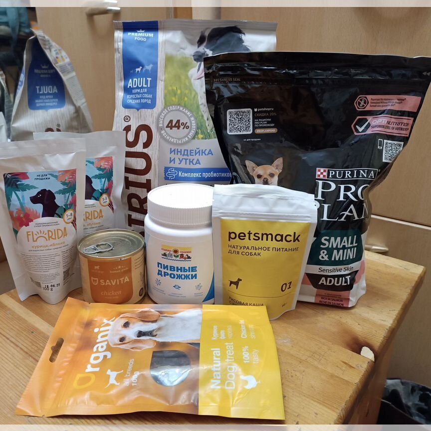 Корма и добавки для собаки. Разные