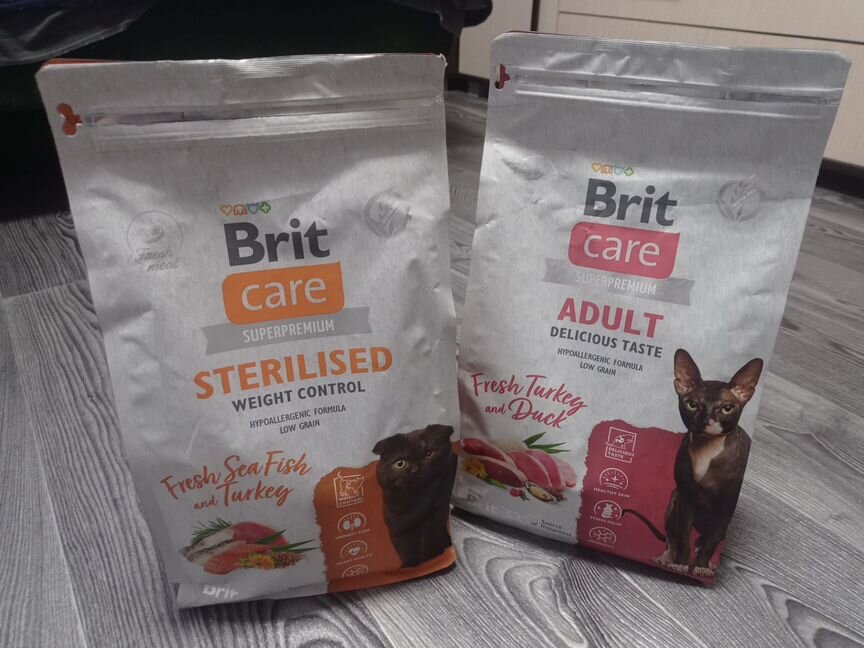 Корм для кошек brit care
