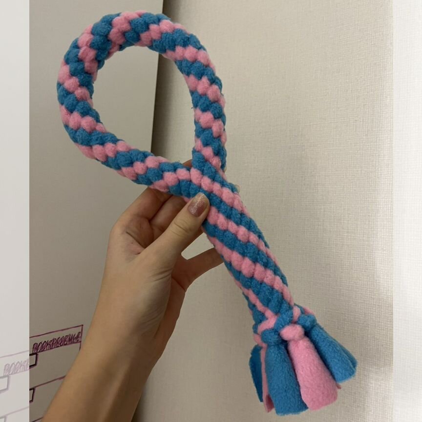 Игрушка-канат для собак из флиса
