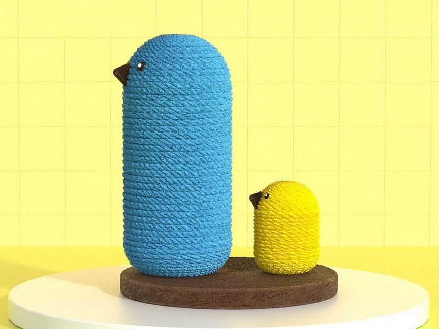 Когтеточка для кошек птички