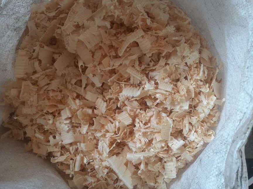 Опилки стружка в мешках