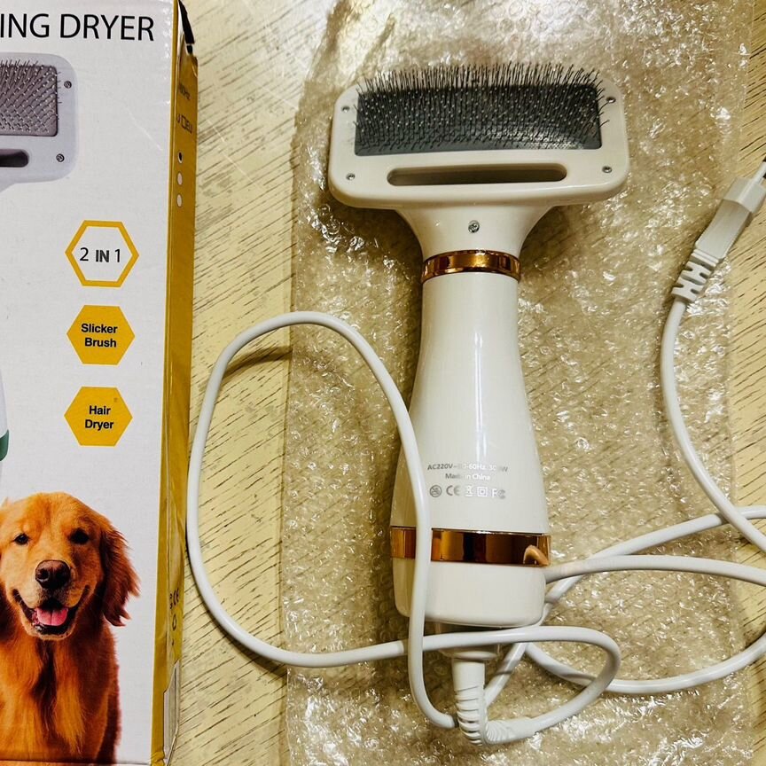 Расческа-фен для животных (Pet grooming dryer)