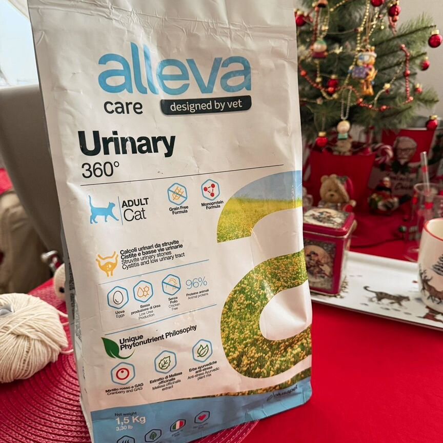 Корм для кошек alleva urinary