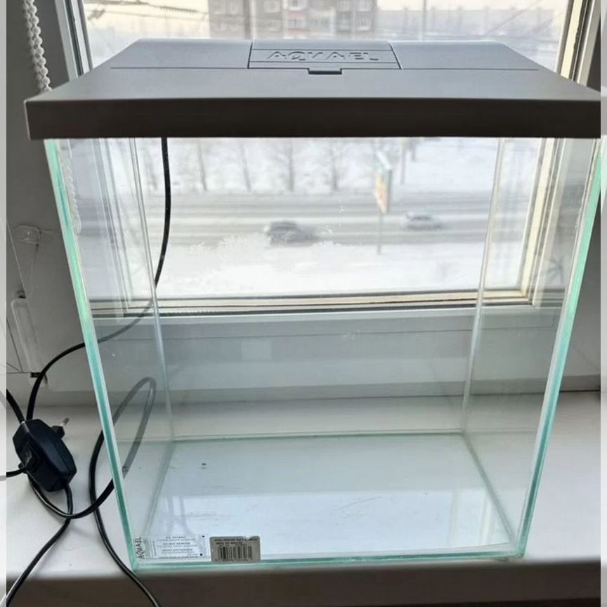 Новый аквариум aquael set leddy mini 30 white