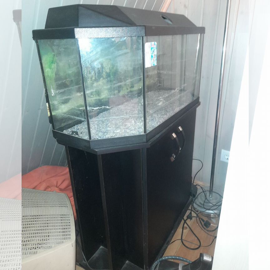 Аквариум с тумбой бу