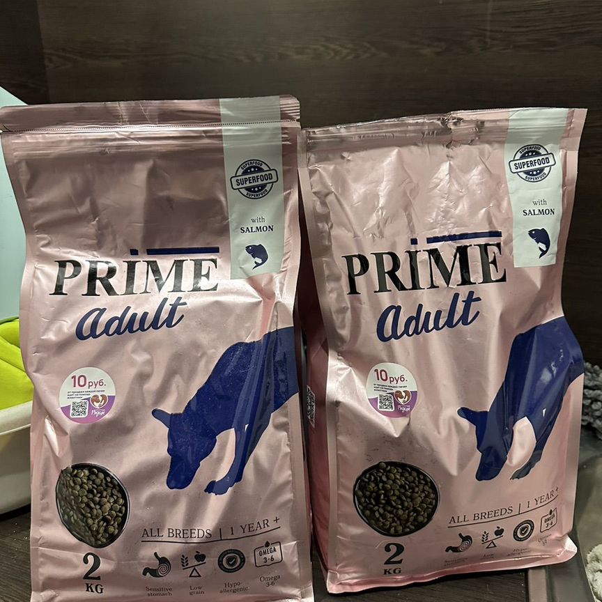 Корм для собак prime adult