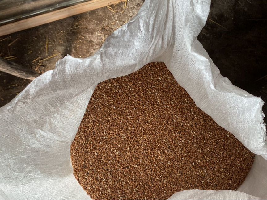 Гречка в мешках