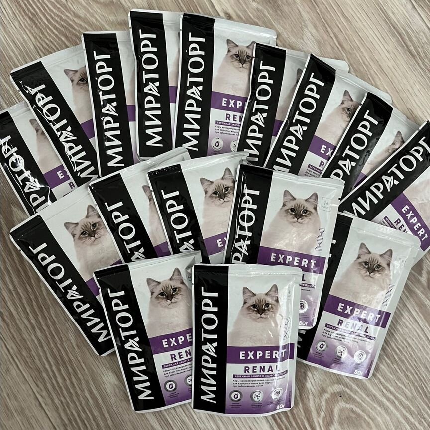 Корм для кошек мираторг Renal
