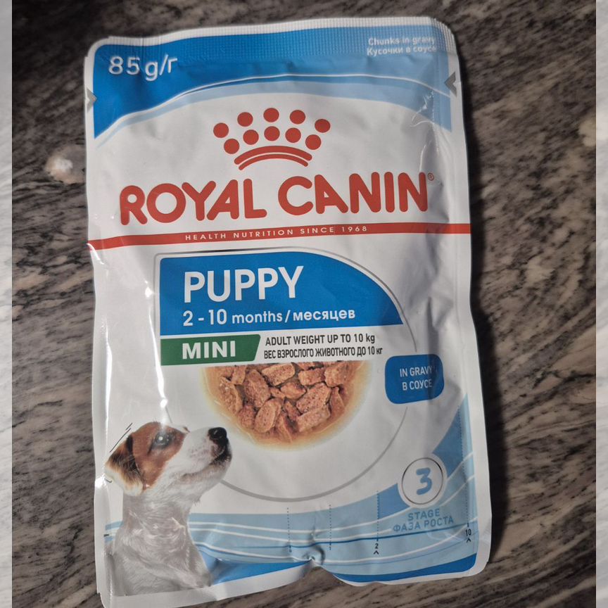 Корм для щенков royal canin