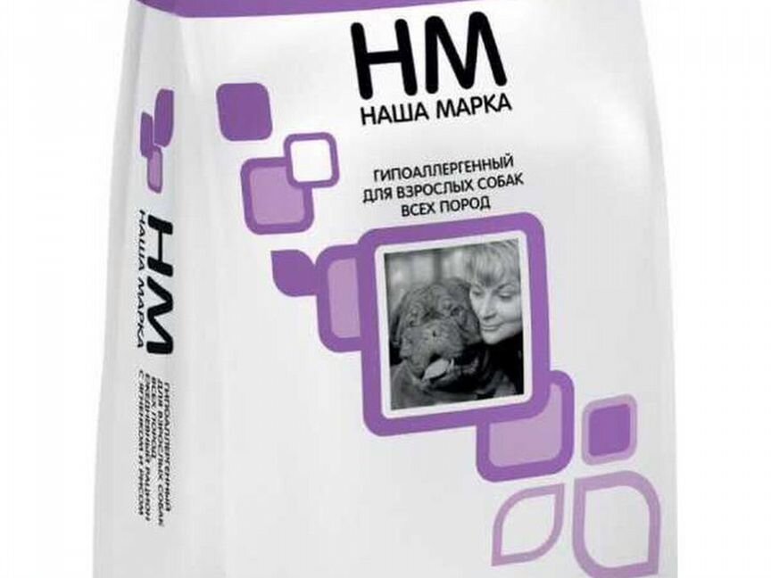 Сухой корм наша марка для собак (ягнёнок и рис)