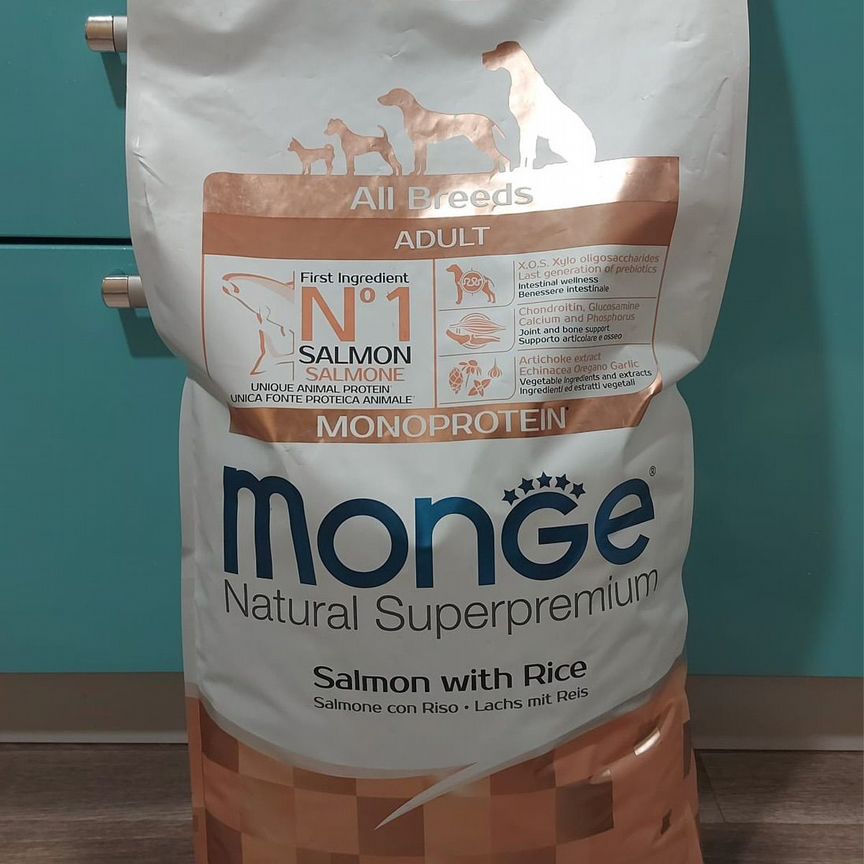 Сухой корм для взрослых собак всех пород Monge