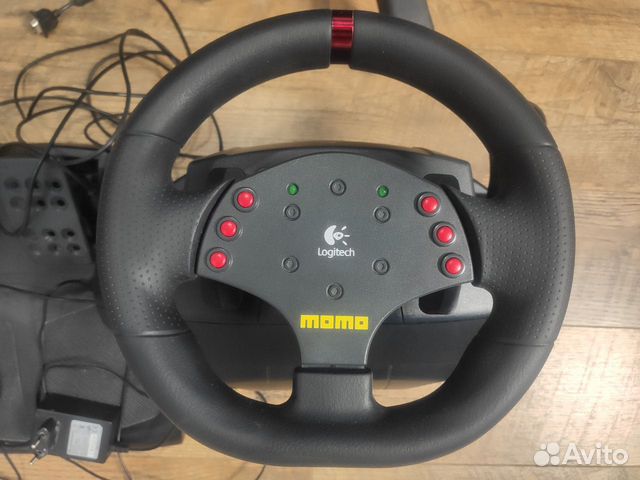 Игровой руль с обратной связью Logitech momo racin купить в ...