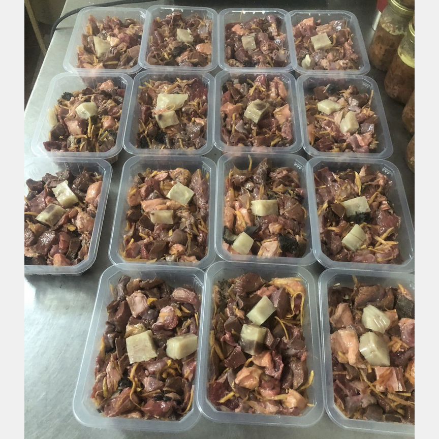 Сбалансированная еда для собак