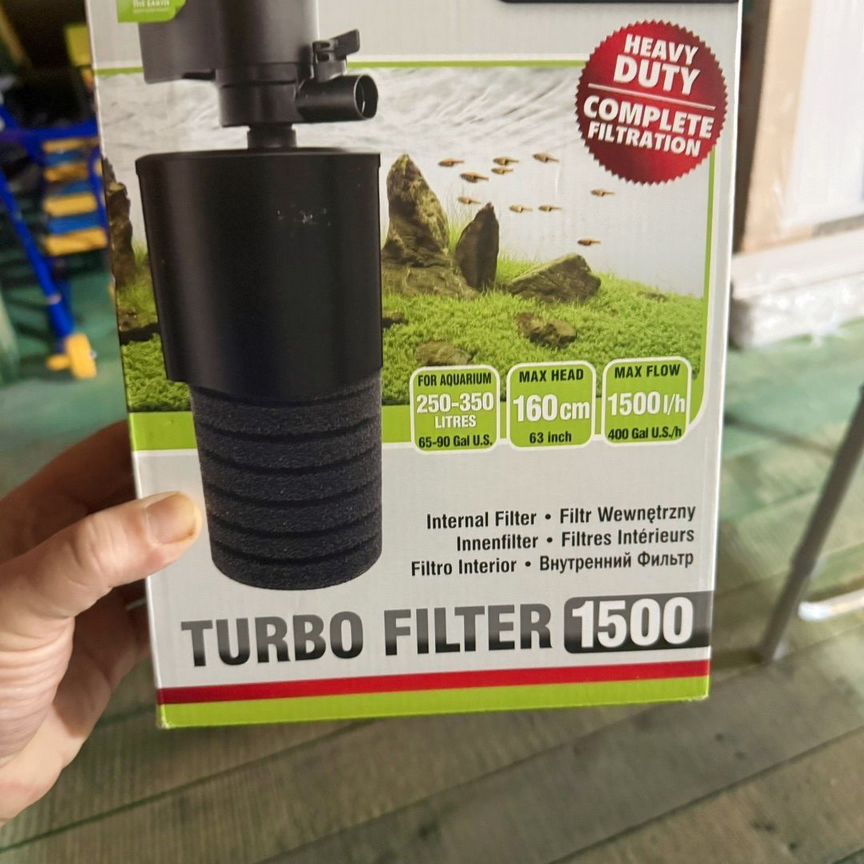 Внутрений фильтр Aquael turbo 1500