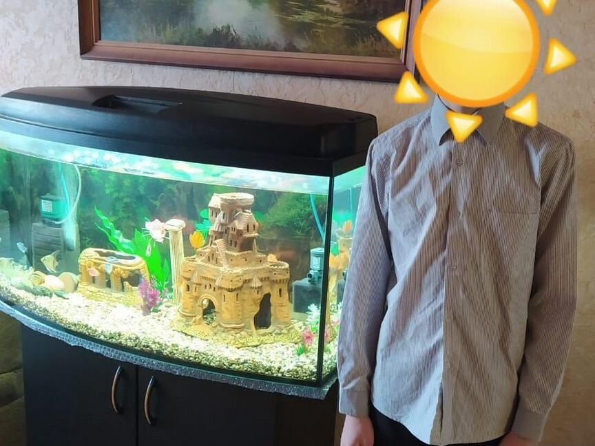 Аквариум 200 литров с тумбой