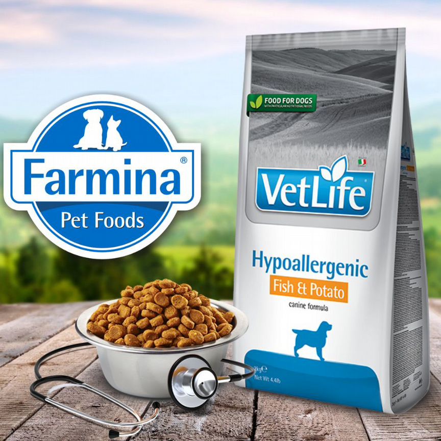 Корм для собак Farmina Vet Life Hypoallergenic Fis