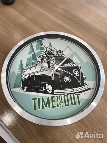 Настенные часы Volkswagen T1 Bulli Wall Clock купить в Москве | Товары ...