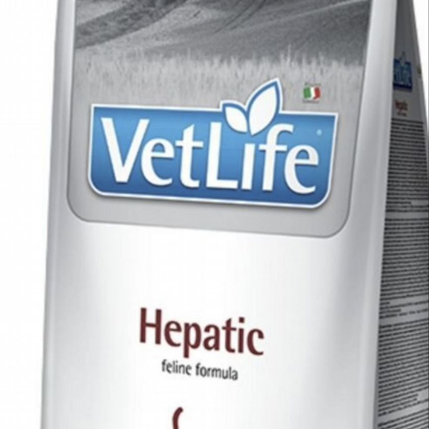 Корм для кошек Farmina Vet life hepatic 2кг
