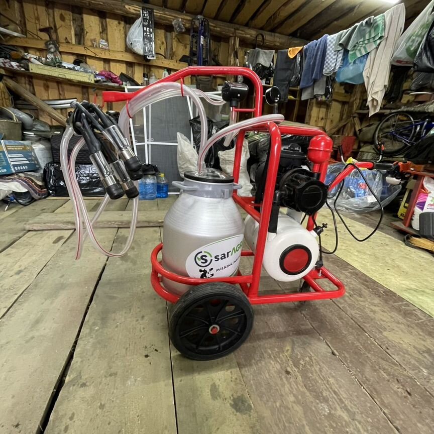 Доильный аппарат для коров SarAgri (Турция)