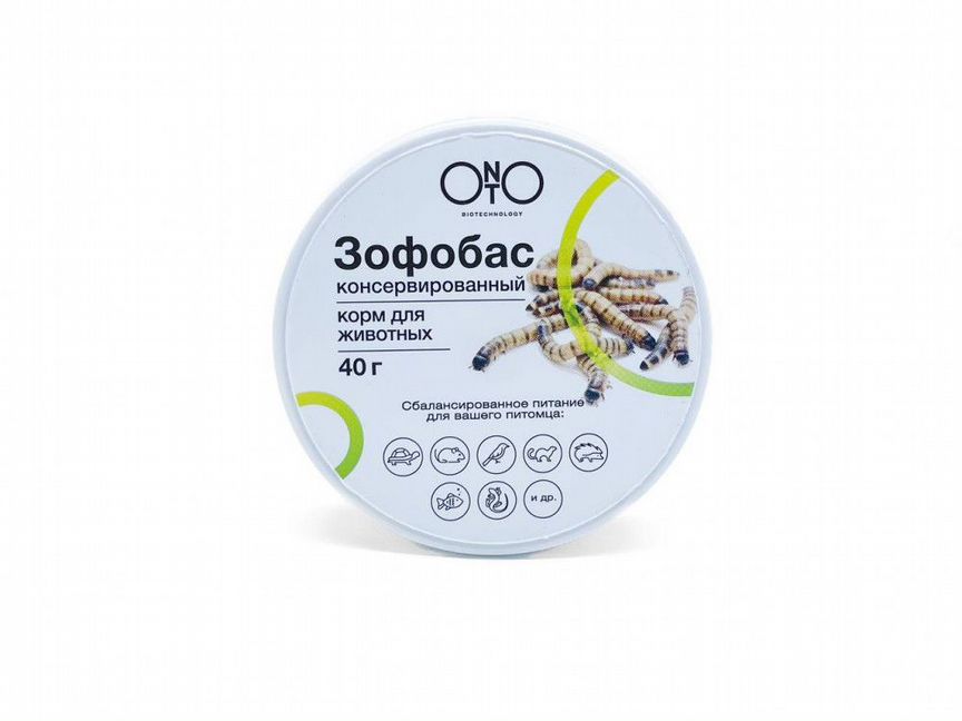 Зофобас в жестяной банке onto, 40 г