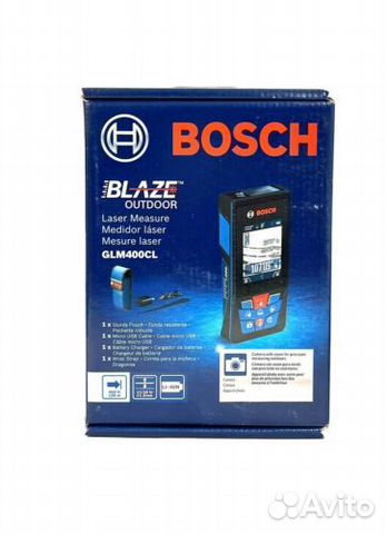 Лазерный дальномер Bosch GLM 400 CL 400 Ft. Lithiu купить в Москве ...